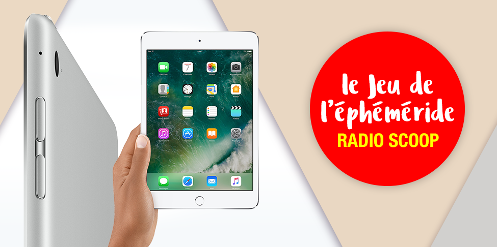 Votre iPad Mini 4 avec Radio SCOOP - Radio SCOOP