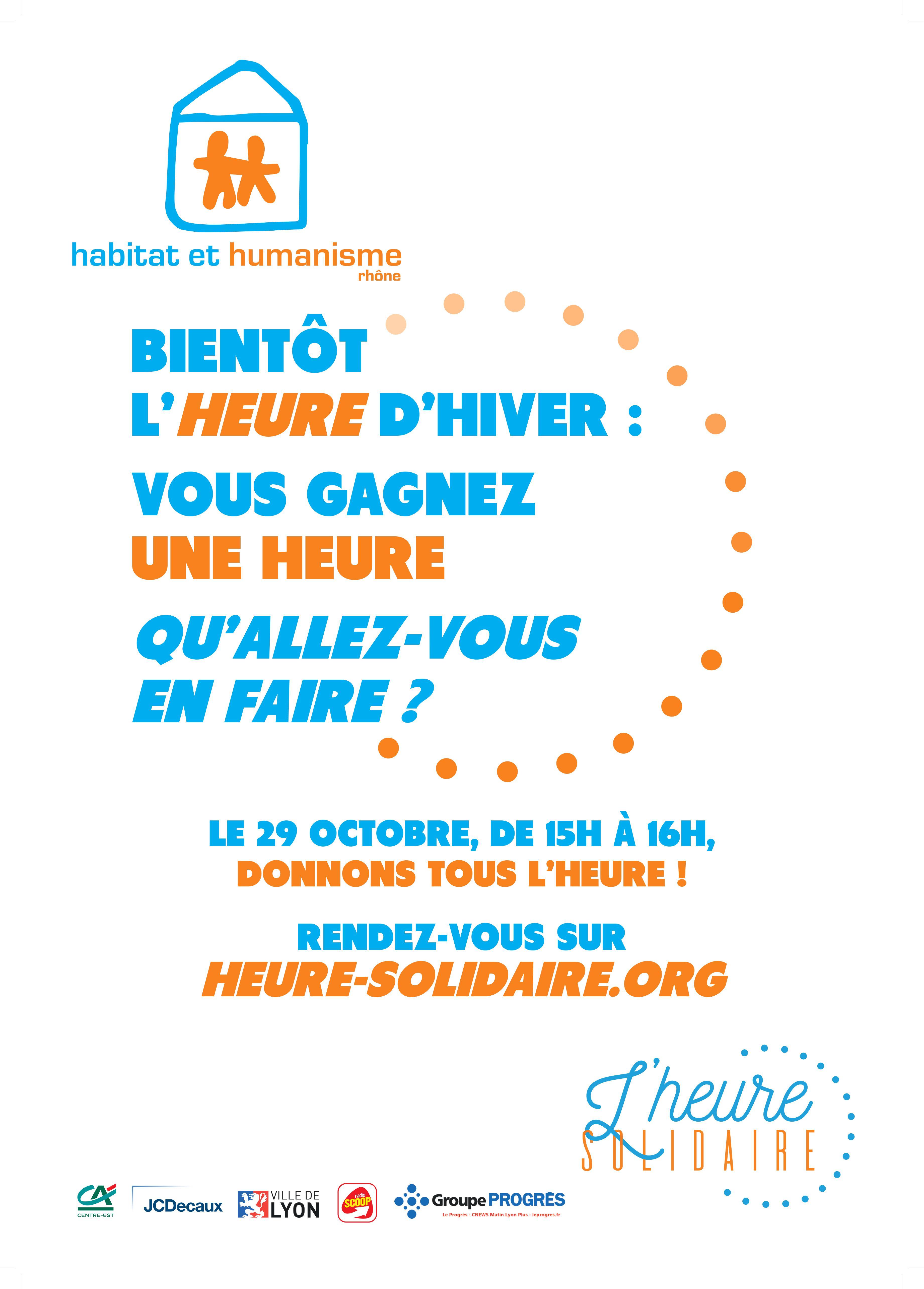 Changement d'heure : une "Heure Solidaire" pour aider les plus démunis ...