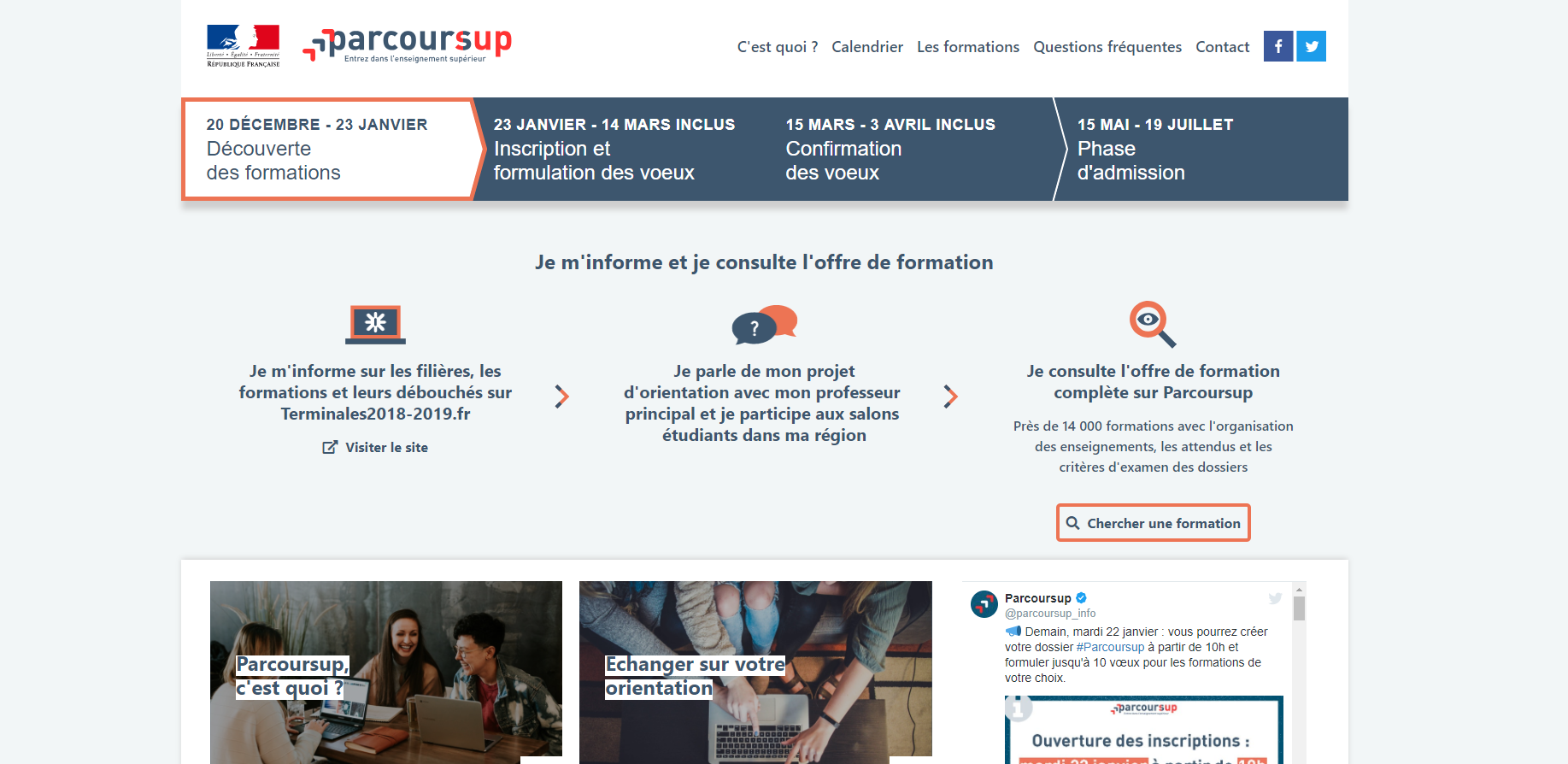 Ouverture de Parcoursup : découvrez les nouveautés de la plateforme ...