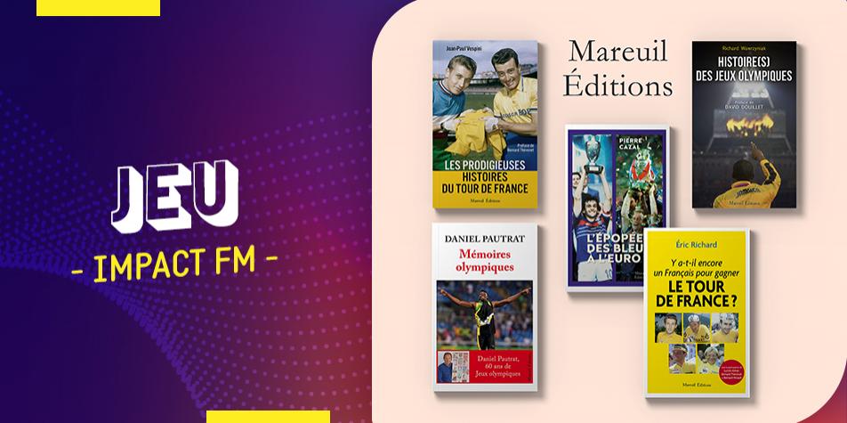 Gagnez vos livres : Les sorties sportives des Éditions Mareuil - Radio ...