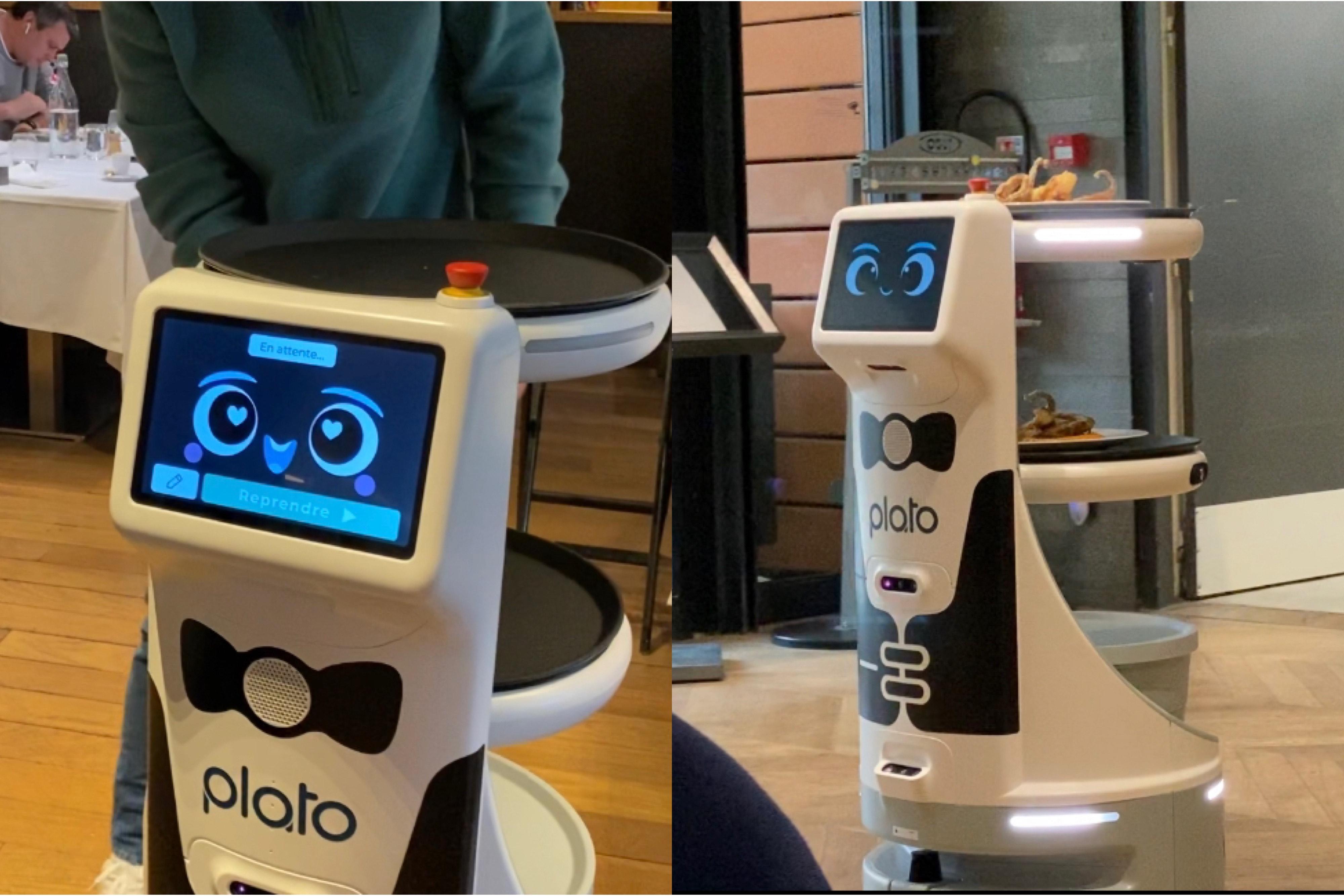 Plato, le robot serveur qui vient épauler les restaurateurs - Radio SCOOP