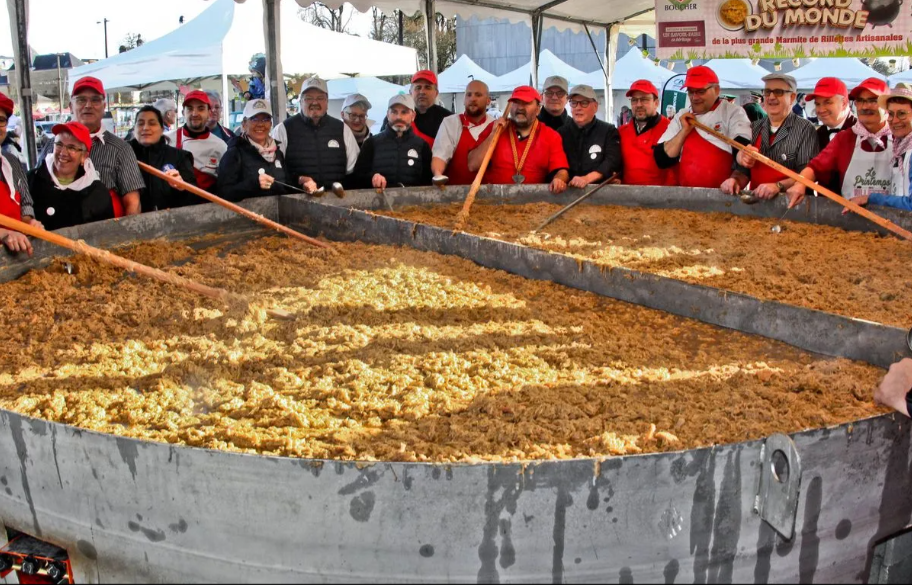 Le Mans : le record de la plus grande marmite de rillettes du monde ...