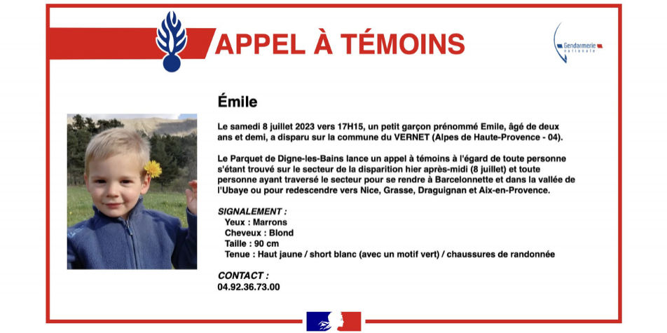 Disparition d'Émile : où en est l'enquête ? - Radio SCOOP