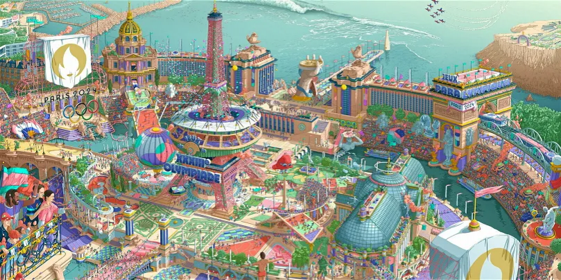 L'affiche des Jeux Olympiques de Paris 2024 officiellement dévoilée ...
