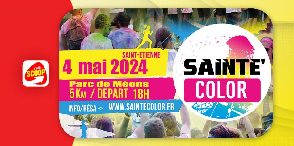 Gagnez votre dossard pour la Sainté Color - Radio SCOOP