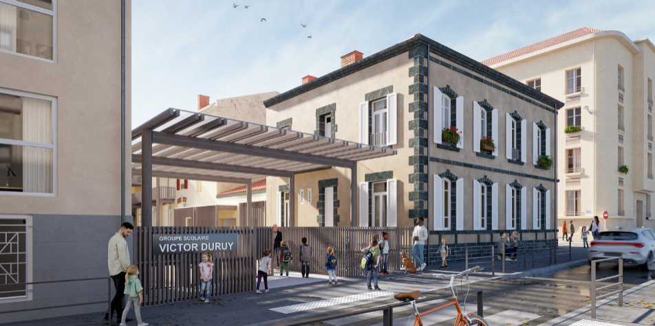 [PHOTOS] Clermont-Ferrand : découvrez le futur visage du groupe scolaire Victor Duruy - Radio SCOOP