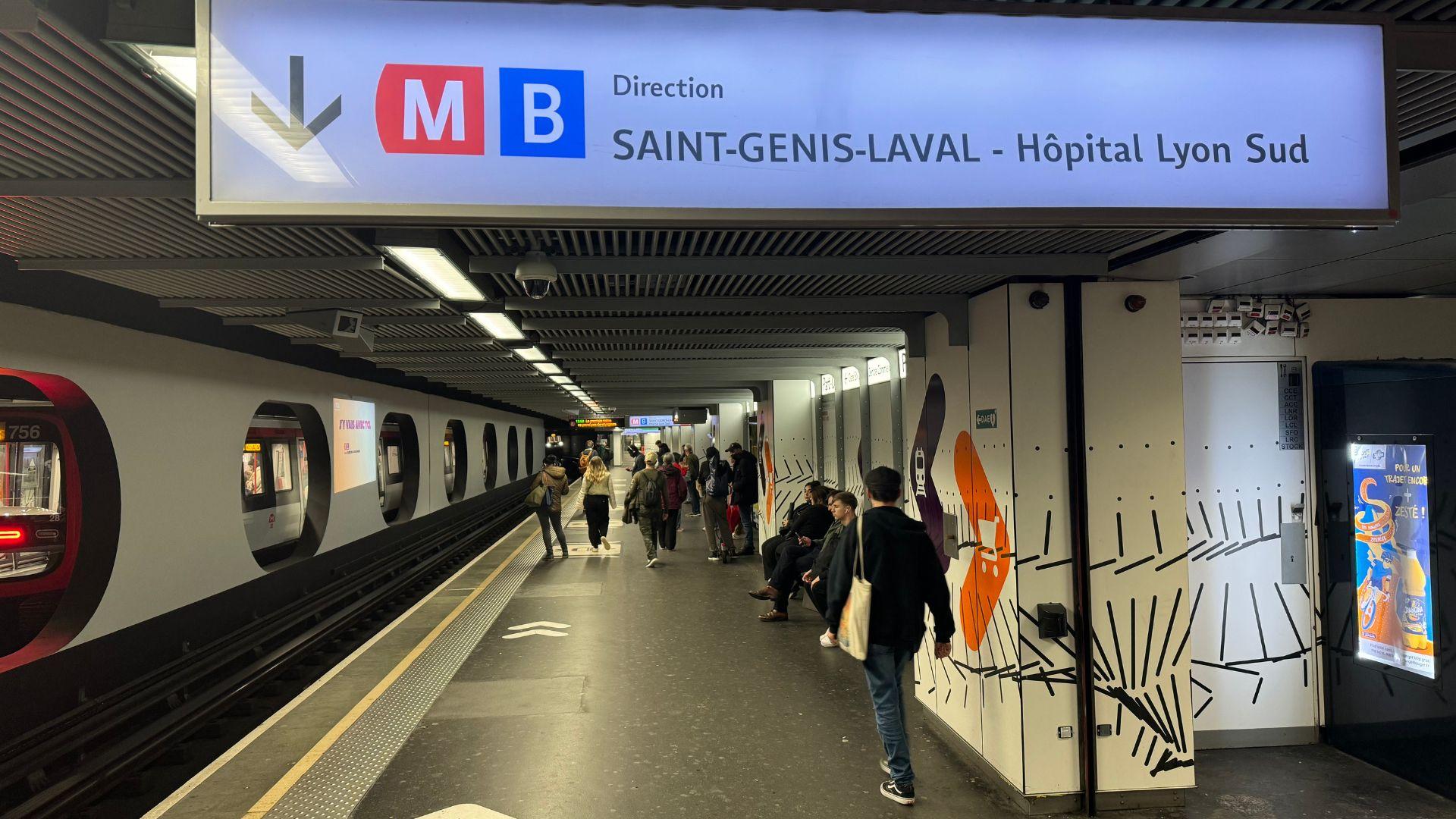 Lyon : pas de métro B ce dimanche 24 novembre - Radio SCOOP