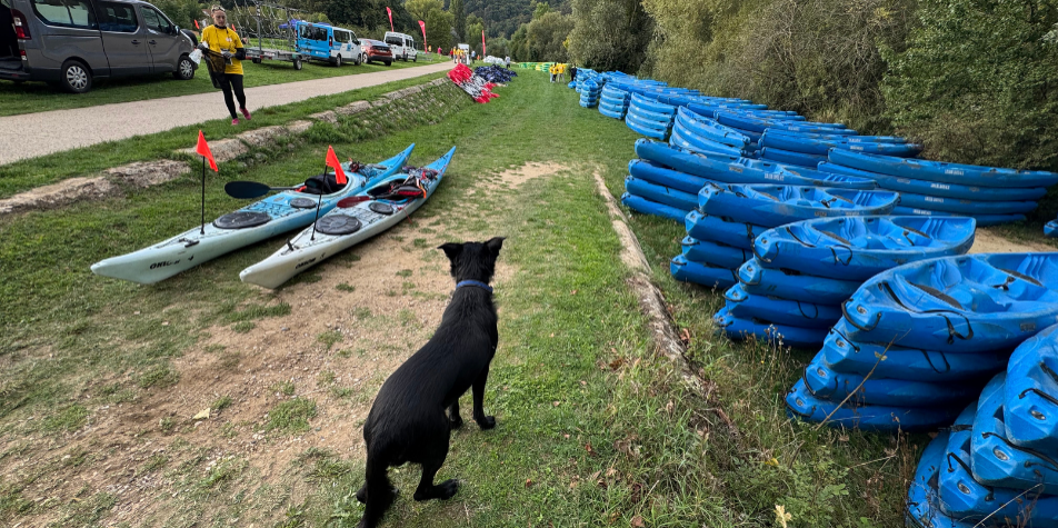 C'était quoi ce rassemblement de canoës-kayaks au nord de Lyon ...